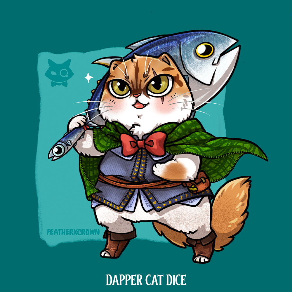 Dapper Cat Dice